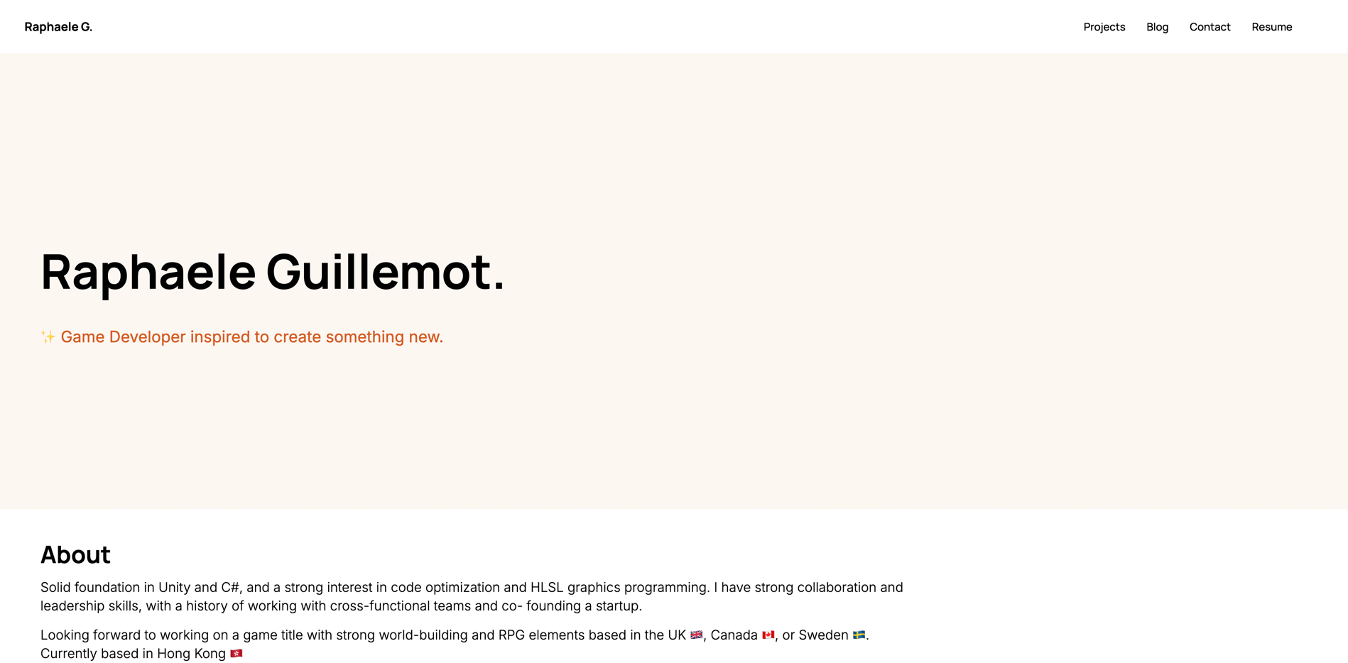 Raphaele's Portfolio